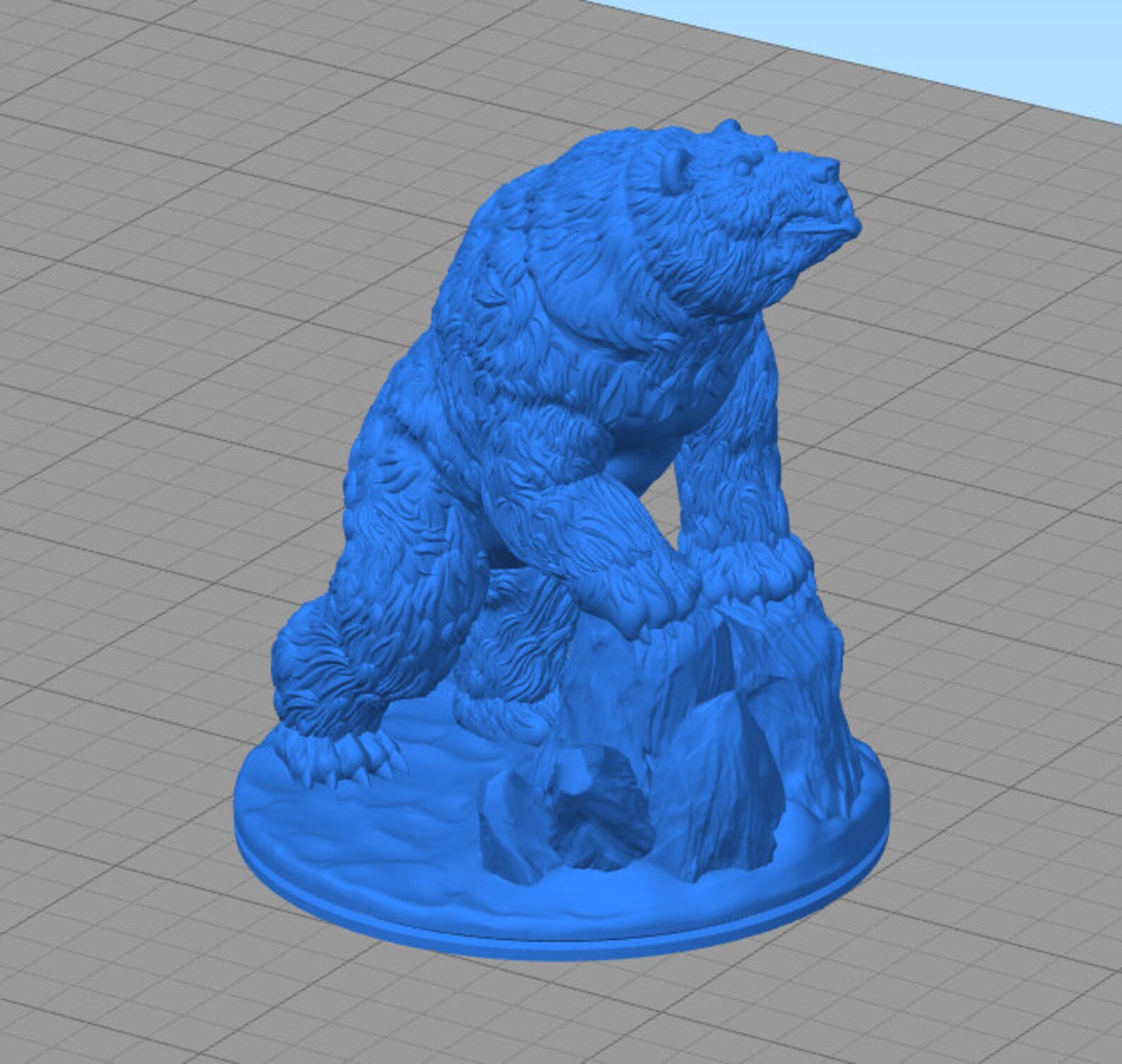 Dnd Grizzly or Polar Bear Wilds of Wintertide Arctic Ice Age Animals ...