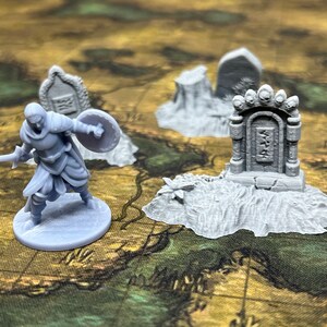 Dnd Ghoulberg Cemetery Headstone Set Cursed City Graves Cursed City ...