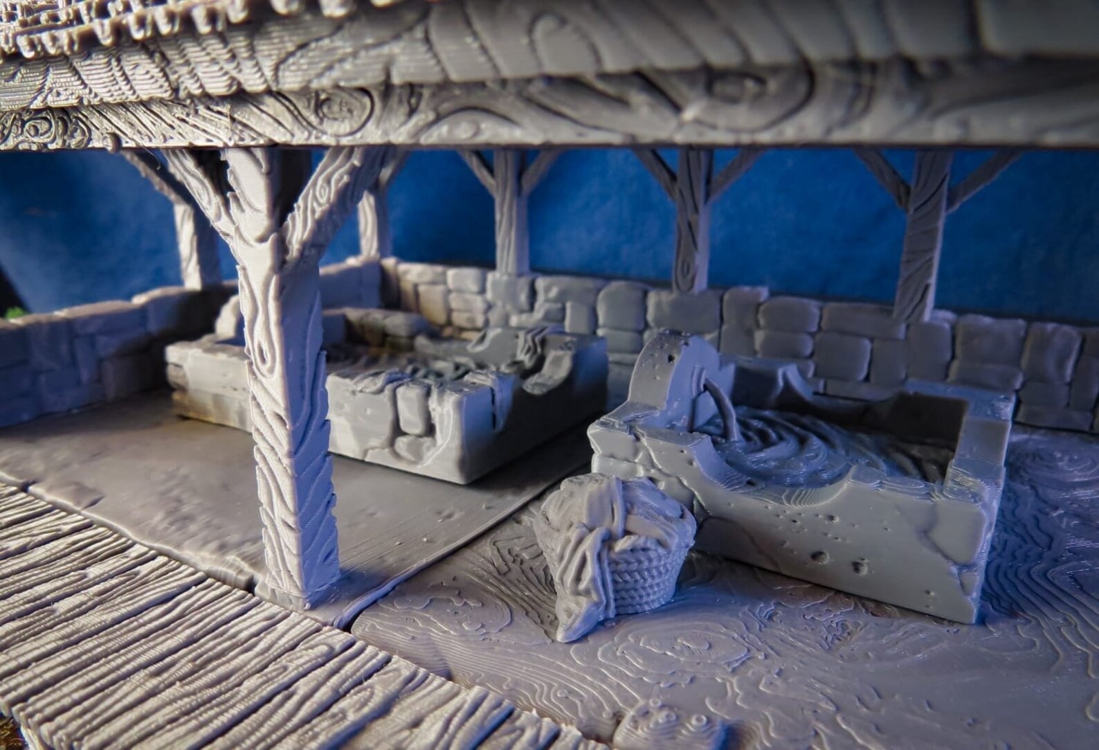 Dnd Wash House and Woodcutter City of Tarok Medieval French Bathhouse ...