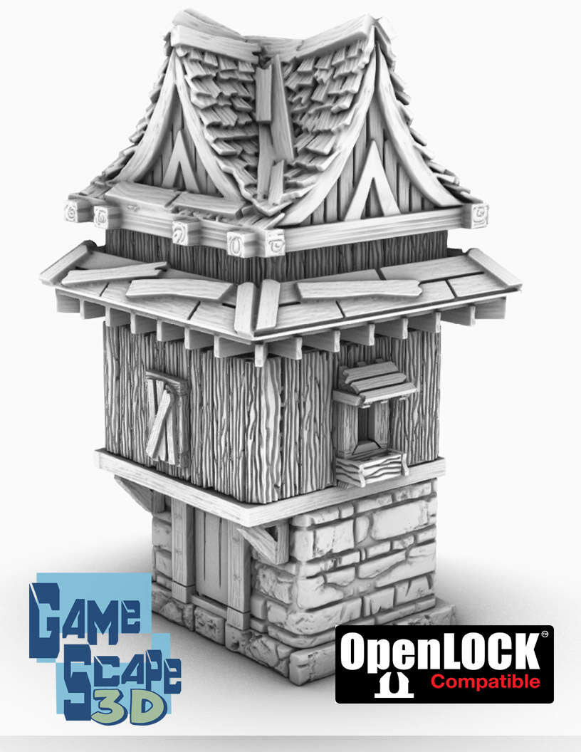 Dnd Medieval House Cottage 2 Village Tabletop Scatter Terrain RPG ...