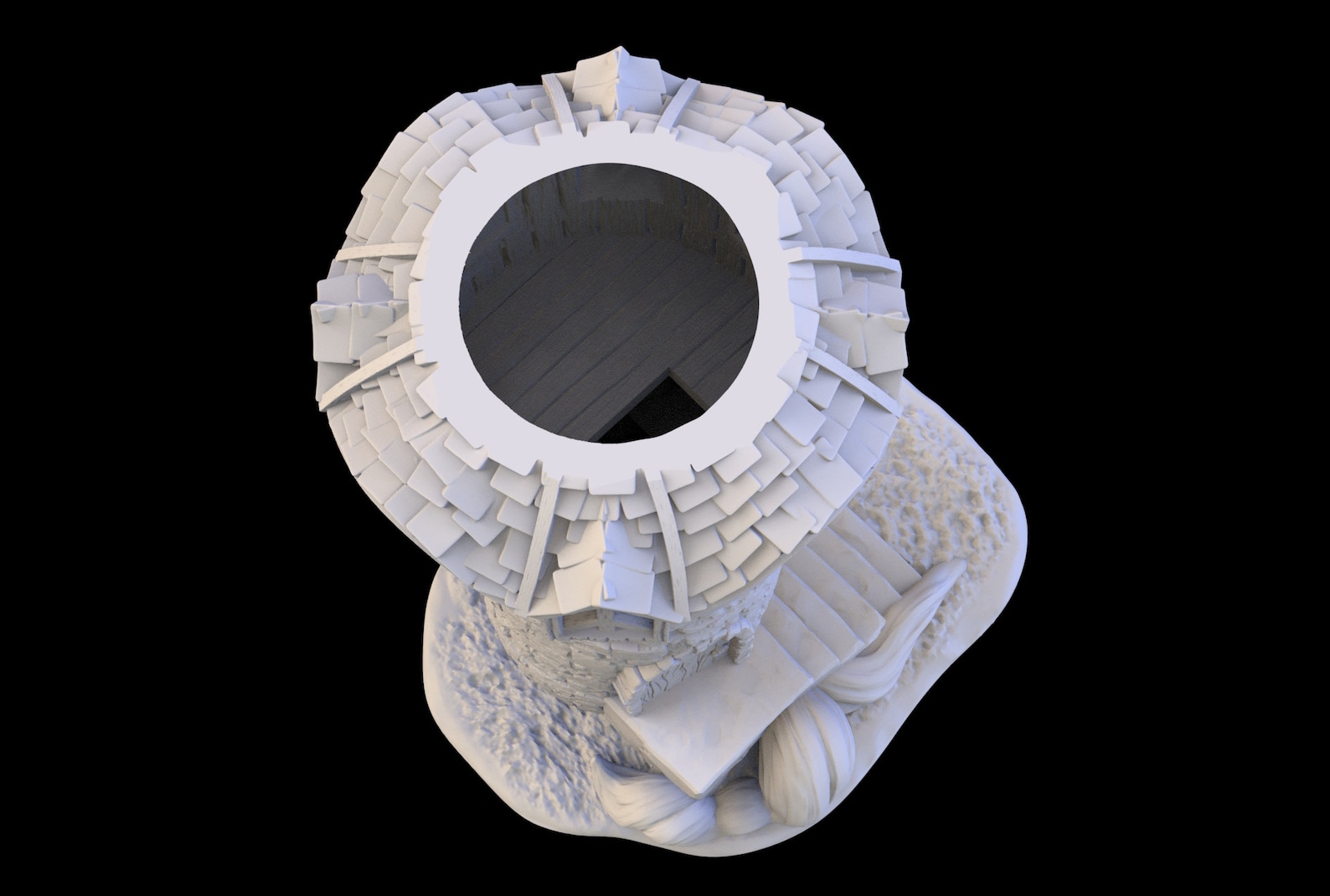 Dnd Watch Groove Guard Tower Watchtower Gnome Druid Fantasy Forest ...