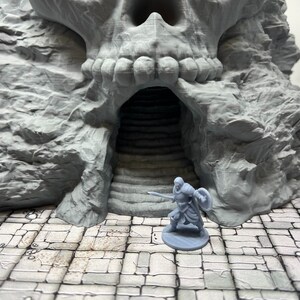 Dnd Skull Tower Dark Elf Evil Hellscape Necromancer Castle Dark Wizard ...