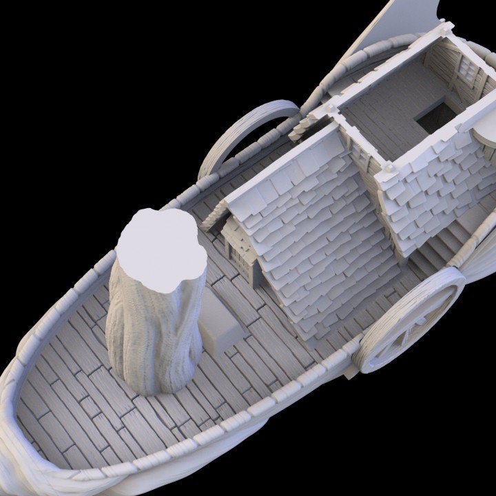 Dnd Falet Glider Balloon Ship Airship Elven Gnome Druid - Etsy