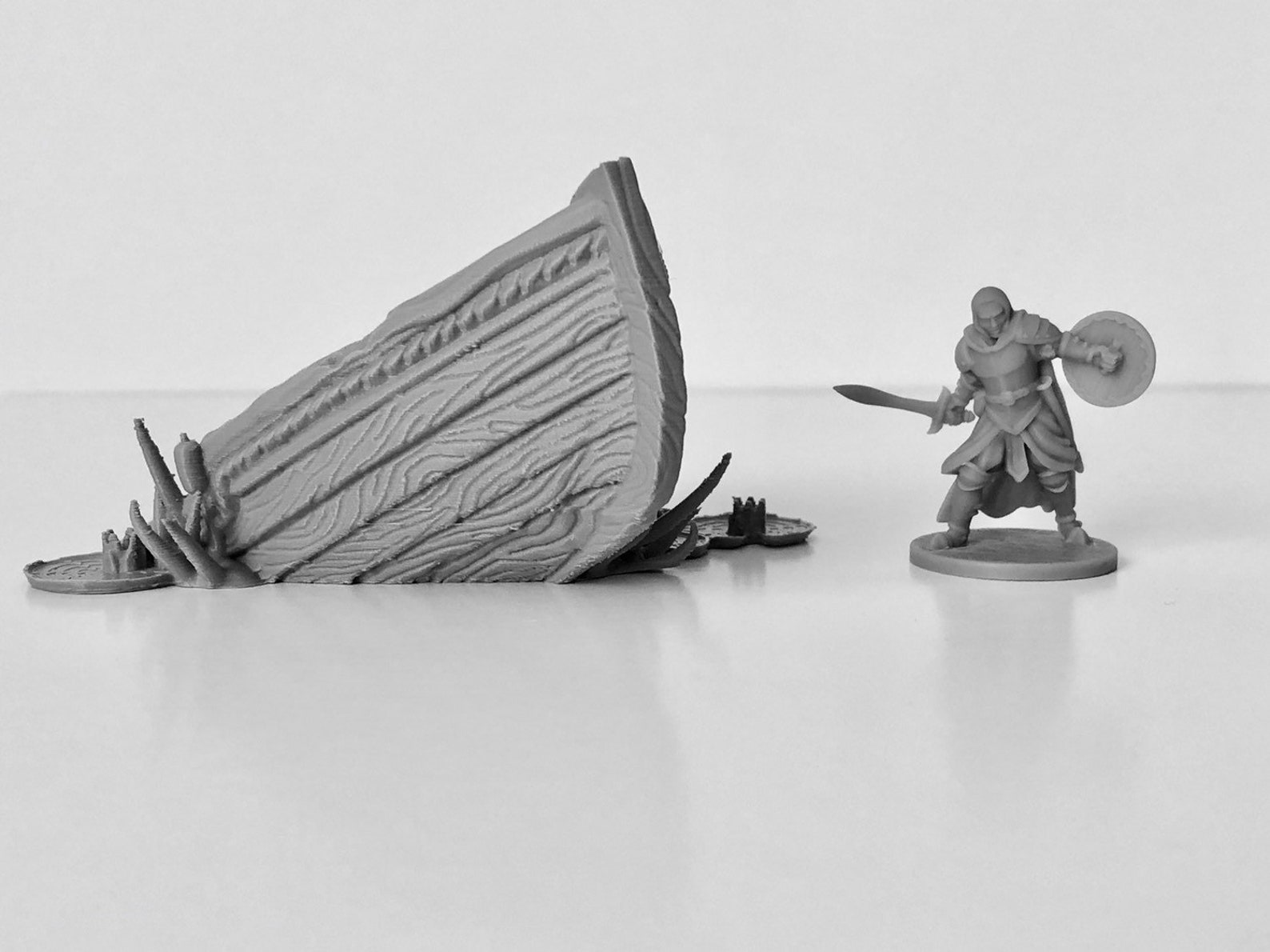 Dnd Sunken Boat Ship Wreck Swamp Tabletop Scatter Terrain - Etsy