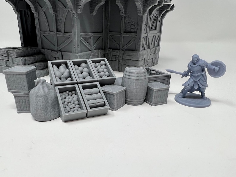 Dnd Market Stall Merchant Goods Vendor Display Vegetable Stand - Etsy