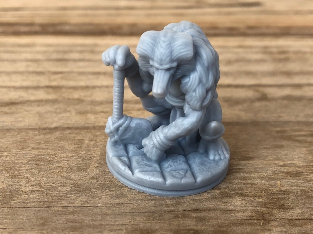 Dnd Baboon Wise Warrior Monkey Jungle Ape Wildlife Primate Animal 28mm ...