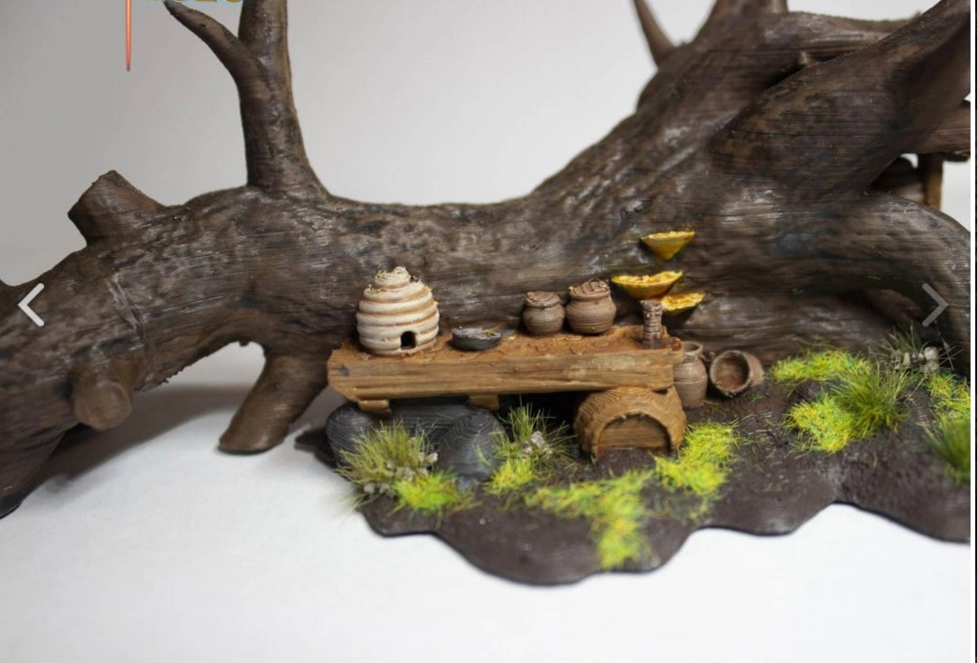 Dnd Bee Hives Medieval Village Beehives Apiary Farm Tabletop - Etsy