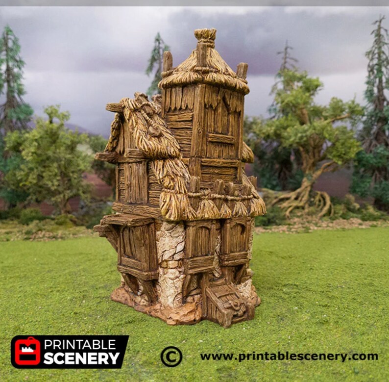 Dnd Hagglethorn Hollow Homestead Tabletop Scatter Terrain RPG - Etsy België