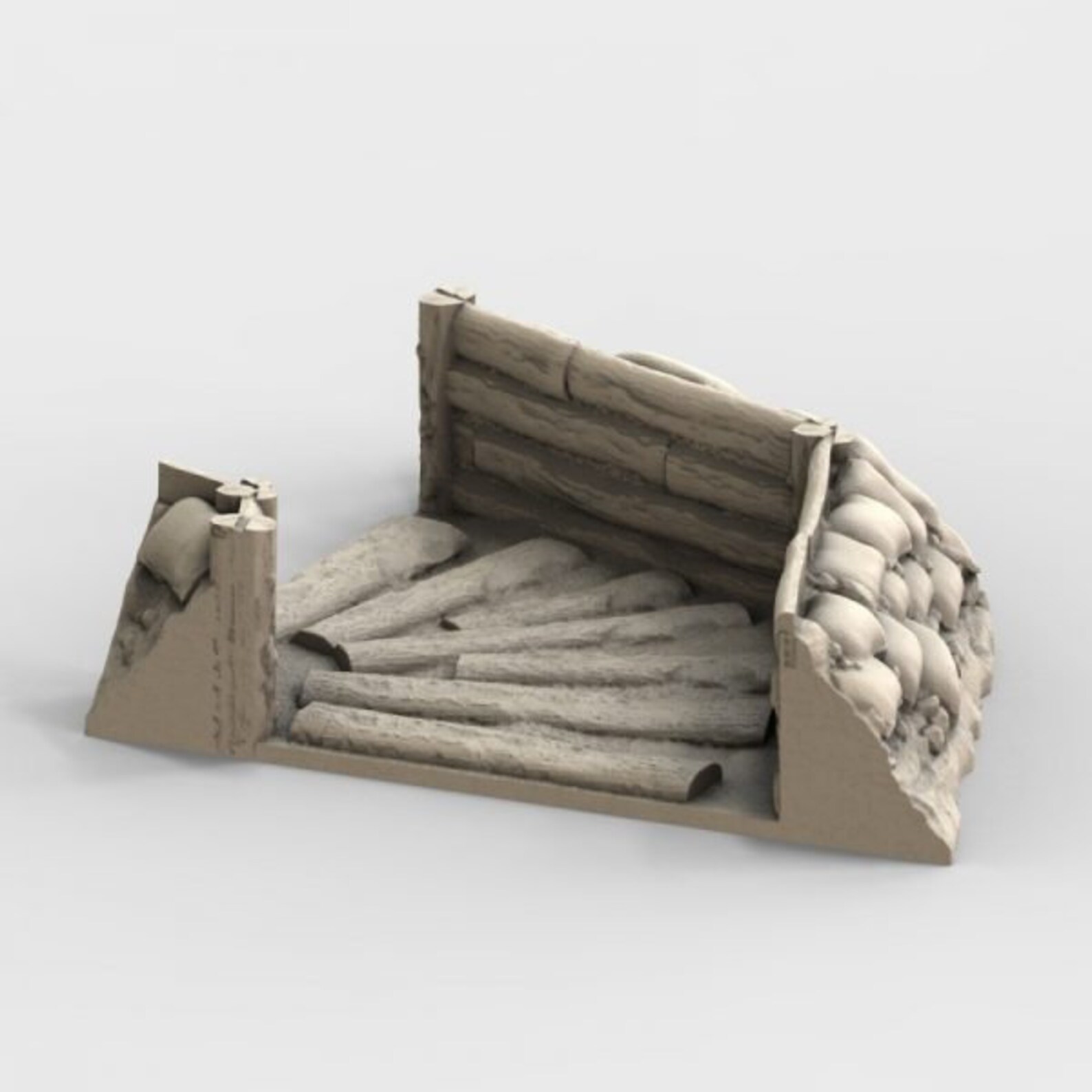 Dnd WWII Trenches Urban Tabletop Scatter Terrain RPG D&D - Etsy