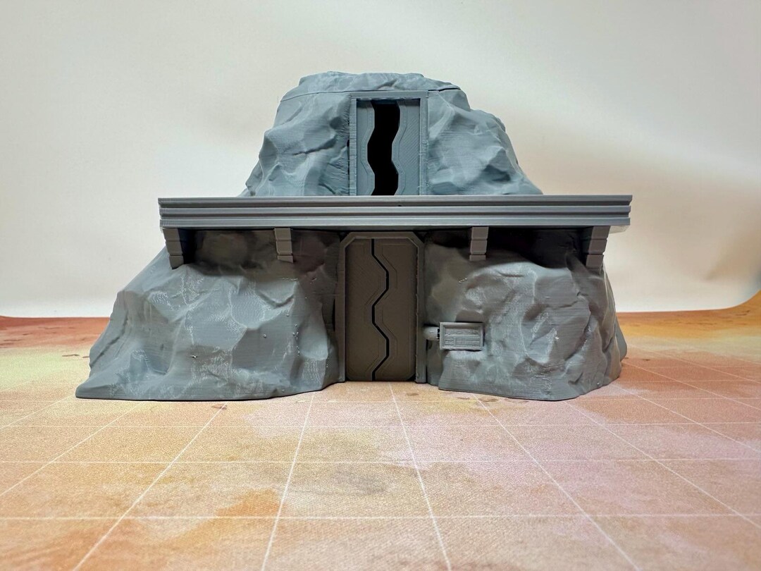 Dnd Smuggler's Den Hideout Cave Sci-fi Legion Tabletop Scatter Terrain ...