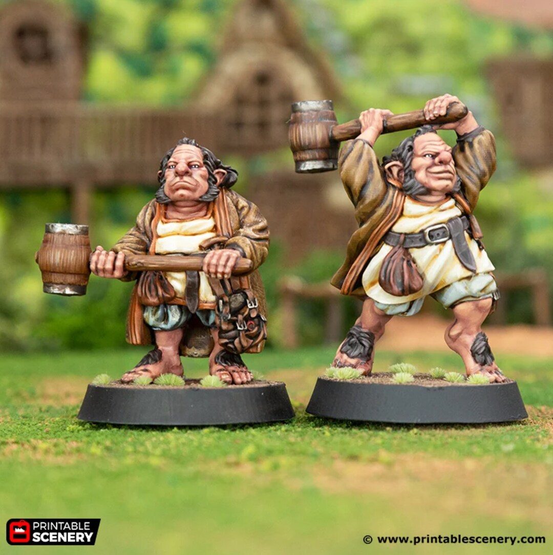 Dnd Mace Beadly 28mm Hobbit Miniature Rise of the Halflings Tabletop ...