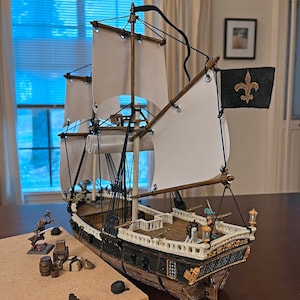 Dnd the Brig Ship Sea Vessel Pirate Fleet Boat Tabletop Scatter Terrain ...