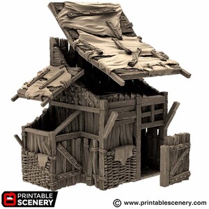 Dnd Medium Shanty Shack From King and Country Medieval Slums Village ...
