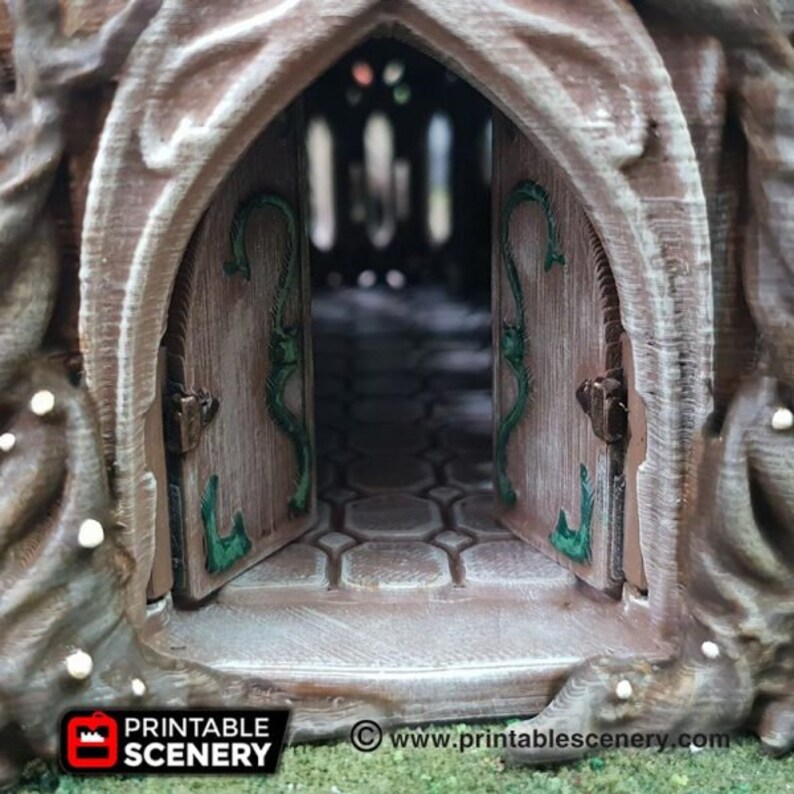 Dnd Elven Living Hall Elf Architecture Building City Tabletop Scatter ...