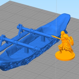 Dnd Dugout Outrigger Canoe Boat Primitive Sea Vessel Watercraft ...