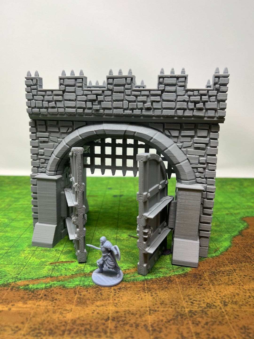 Dnd Winterdale Castle Gatehouse Gate Tabletop Scatter Terrain RPG D&D ...