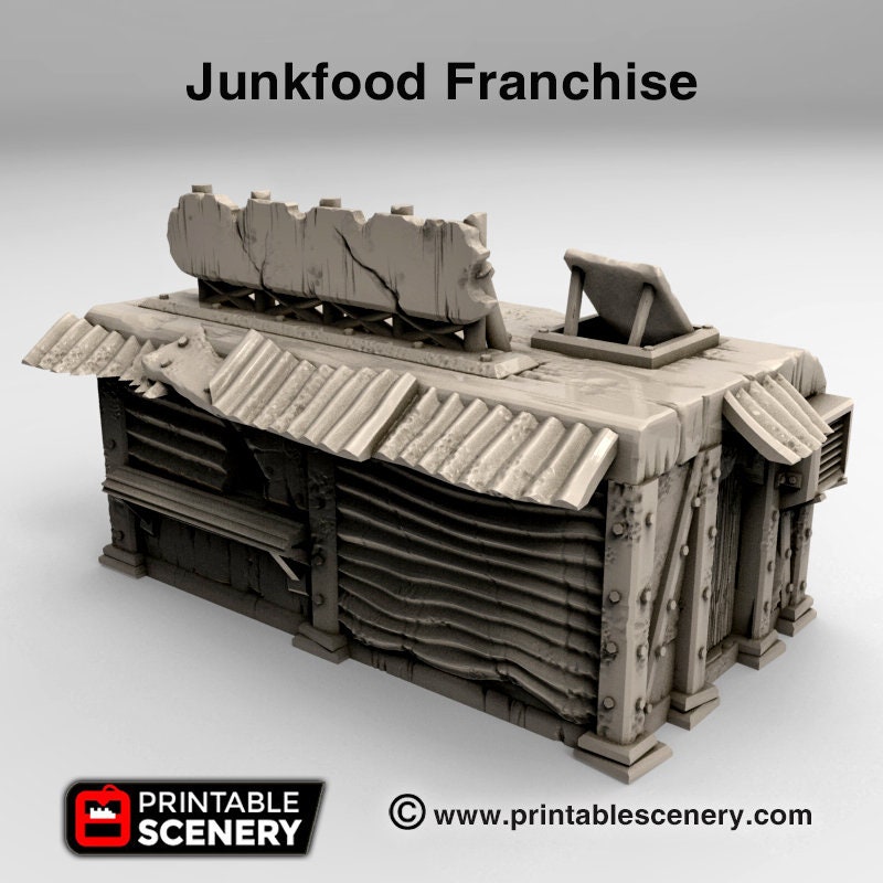 Dnd Junkfood Franchise Wreck Urban Derelict Gaslands Wasteland Post ...