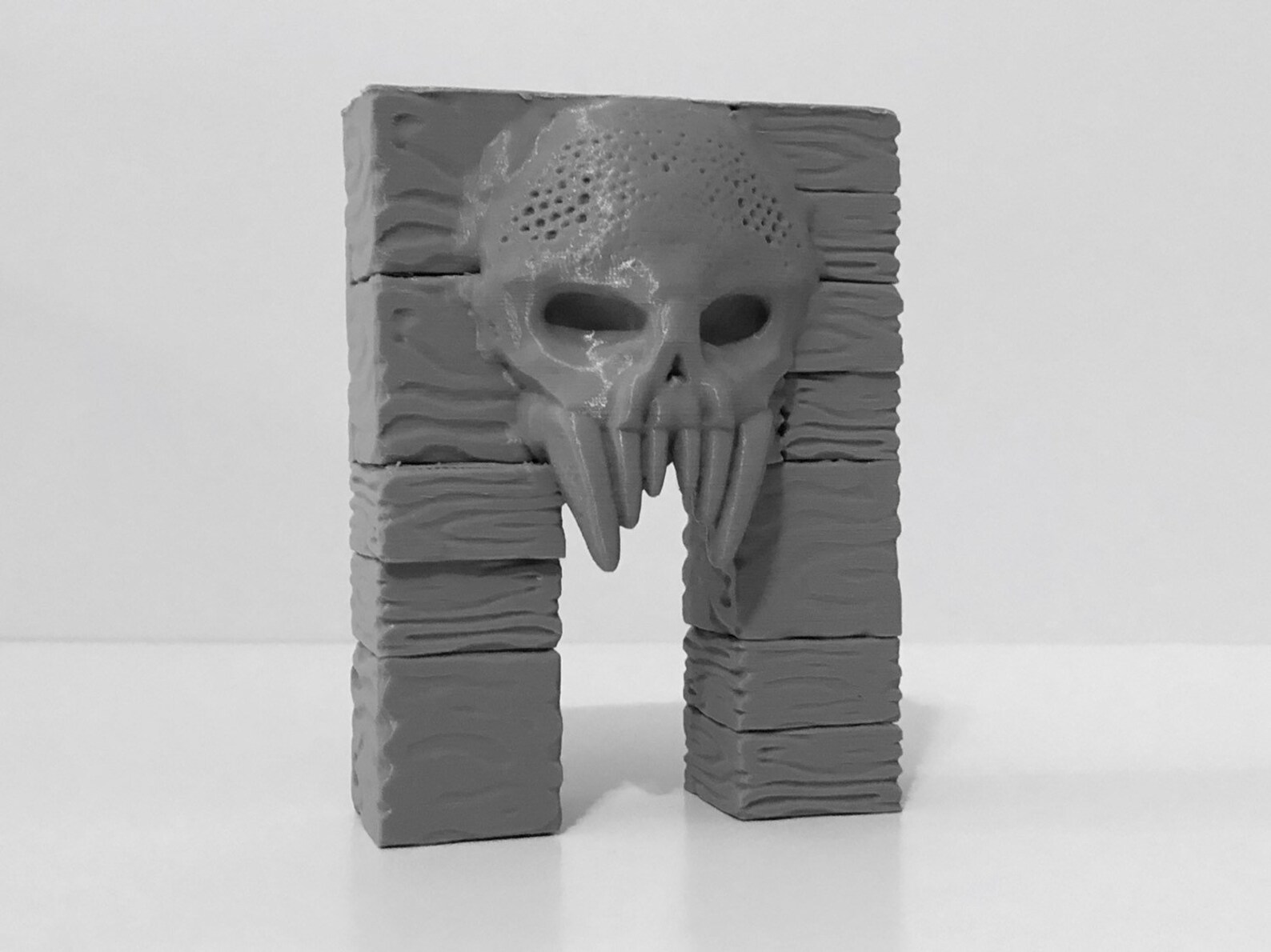 Dnd Skull Gate Skeleton Bone Grim Entrance Entry Tabletop - Etsy