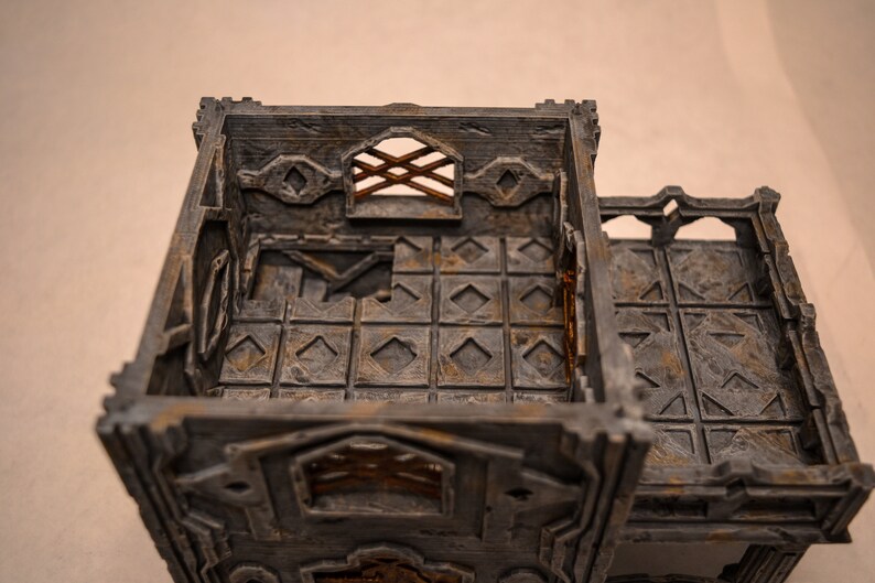 Dnd Dwarven House 2 Story Building Dwarf Architecture Mountain City ...