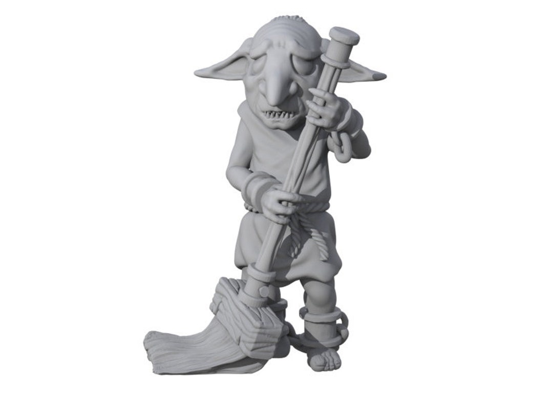 Dnd Goblin Slave or Dobby Goblin Mines 28mm RESIN Miniature ...