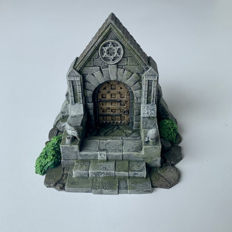 Dnd Crypt Entrance Mausoleum Graveyard Cemetery Tabletop - Etsy