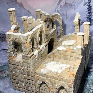 Dnd Bridge Garrison Medieval Town War Ruins Tabletop Scatter Terrain ...