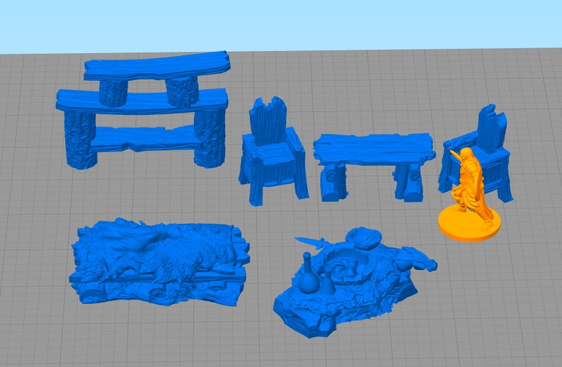 Dnd Orc Hag Goblin Furniture Camp Wicca Tabletop Scatter Terrain ...