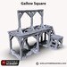 Dnd Gallows Town Square Medieval Western Village Tabletop Scatter ...