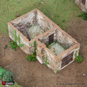 Dnd Black Rock Keep From King and Country Village Medieval Soldier ...
