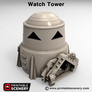 Dnd Sci-fi Watchtower Watch Tower Future Alien Spaceship Star Wars ...