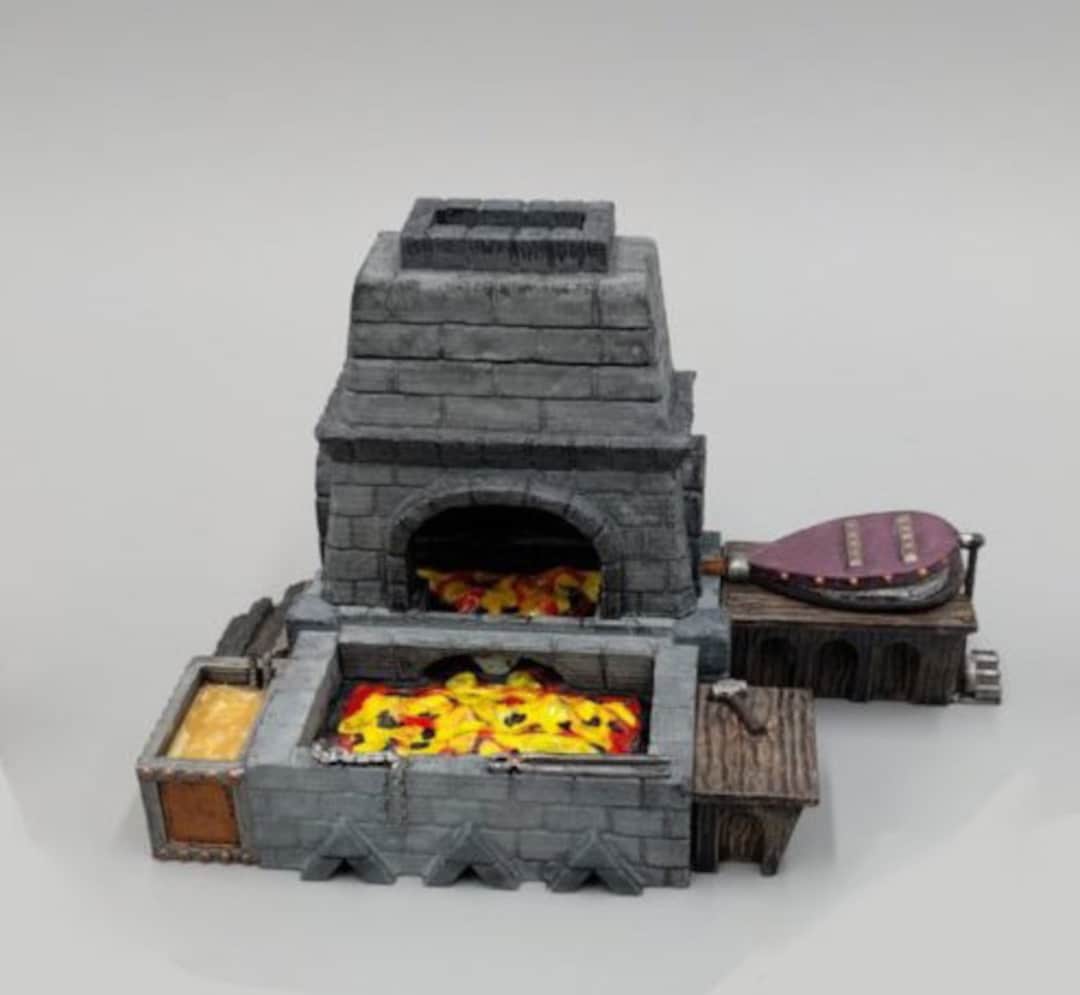 Dnd Blacksmith Shop Forge Smithy Smitty Village Trade Tabletop - Etsy
