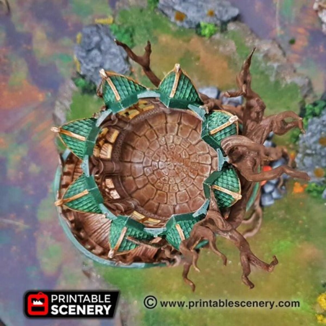 Dnd Elven Gloomwood Treehouse Elf Tabletop Scatter Terrain RPG - Etsy