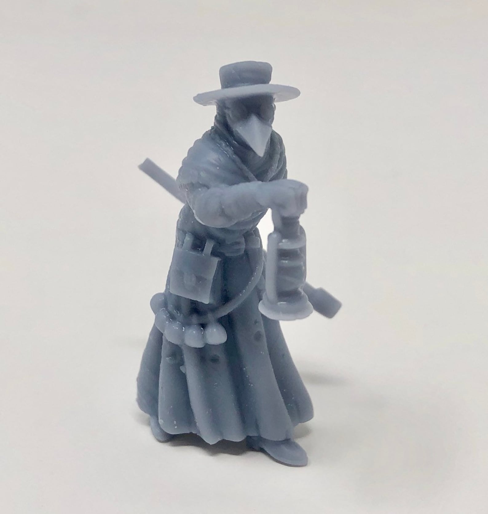 Dnd Plague Doctor With Lantern Medieval Physican With Mask 28mm RESIN ...