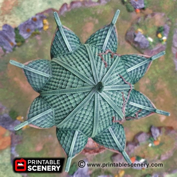 Dnd Elven Tower Aeternus Tabletop Fantasy Scatter Terrain RPG D&D ...