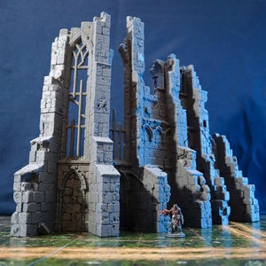 Dnd Large Cathedral RUINS Chapel Church Sanctuary Holy Site Tabletop ...