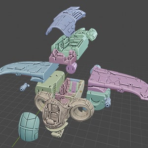 Dnd Sci-fi Peregrine Falcon Spaceship Star Wars Legion Spacecarft ...