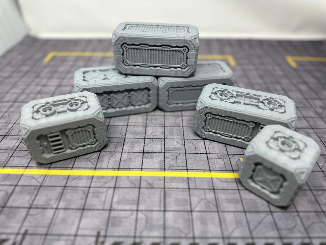 Dnd Extra Large Cargo Shipping Containers for Legion Sci-fi Scatter ...