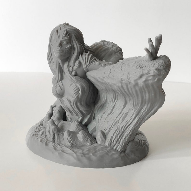 Dnd Atlantis Wrathful Sea Goddess Tabletop Miniature RPG D&D - Etsy