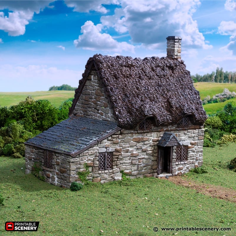 Dnd Crow's Cottage Medieval House From King and Country - Etsy