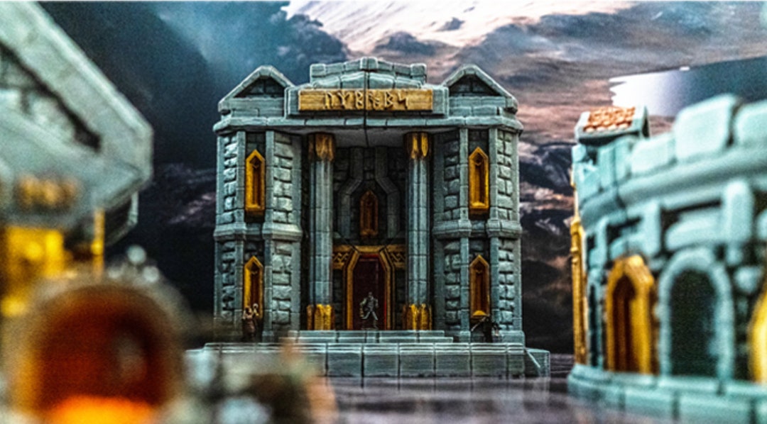 Dnd Dwarven Bank for Mountain Dwarf Mining Mountain City Scatter ...