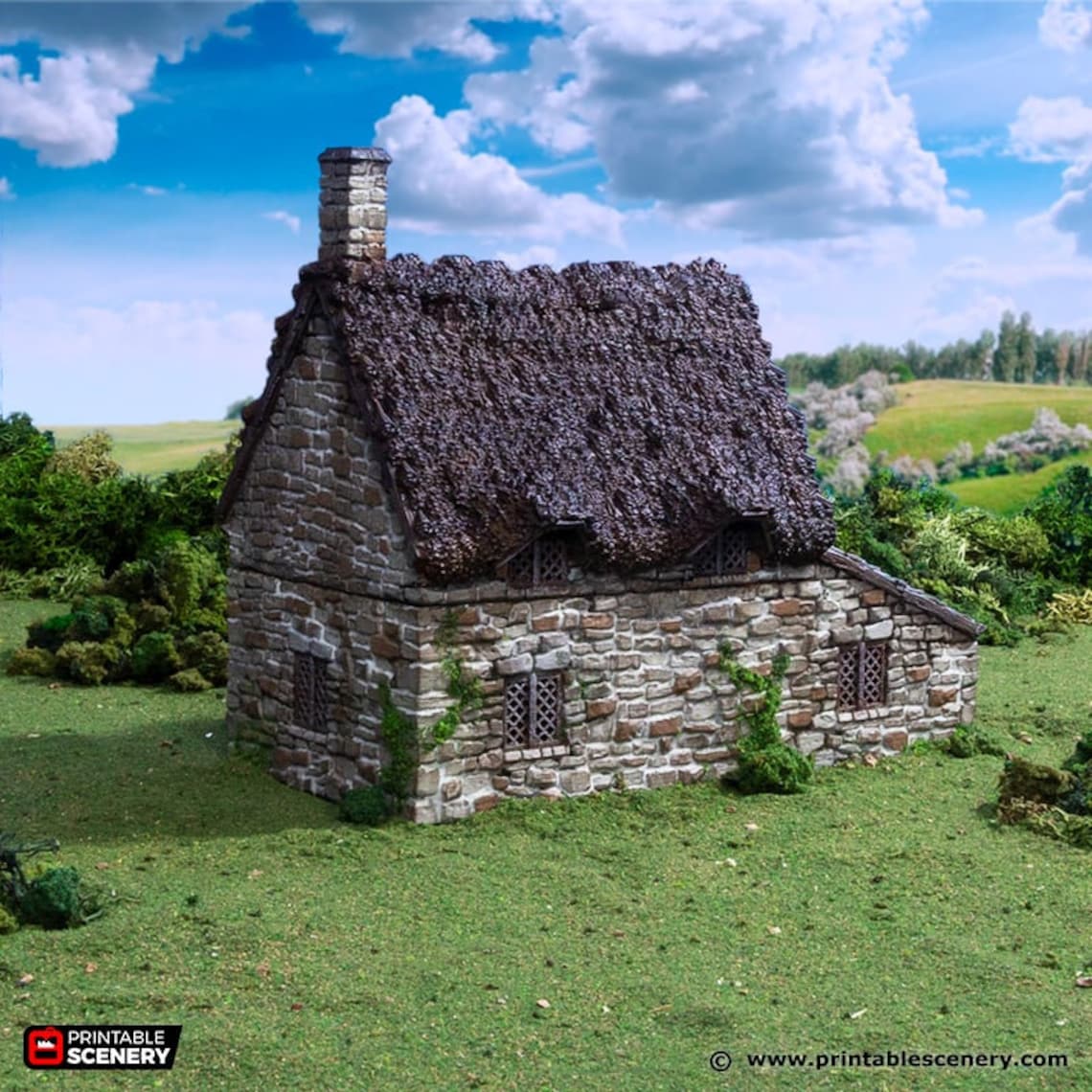 Dnd Crow's Cottage Medieval House From King and Country Village ...