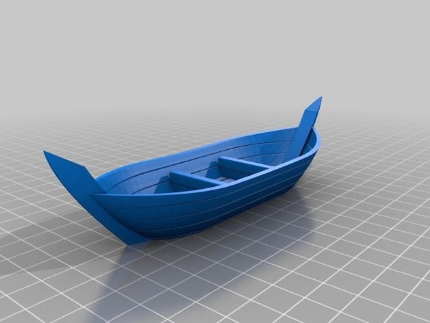 Dnd Ferryman and Boat 28mm Tabletop Terrain Miniatures RPG D&D Dungeons ...