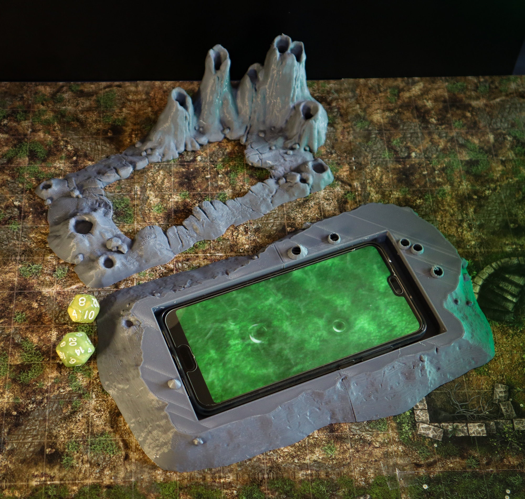 Dnd Animated Magic Portal Acid Lake Insert PHONE 4 Video Effects Sci-fi ...