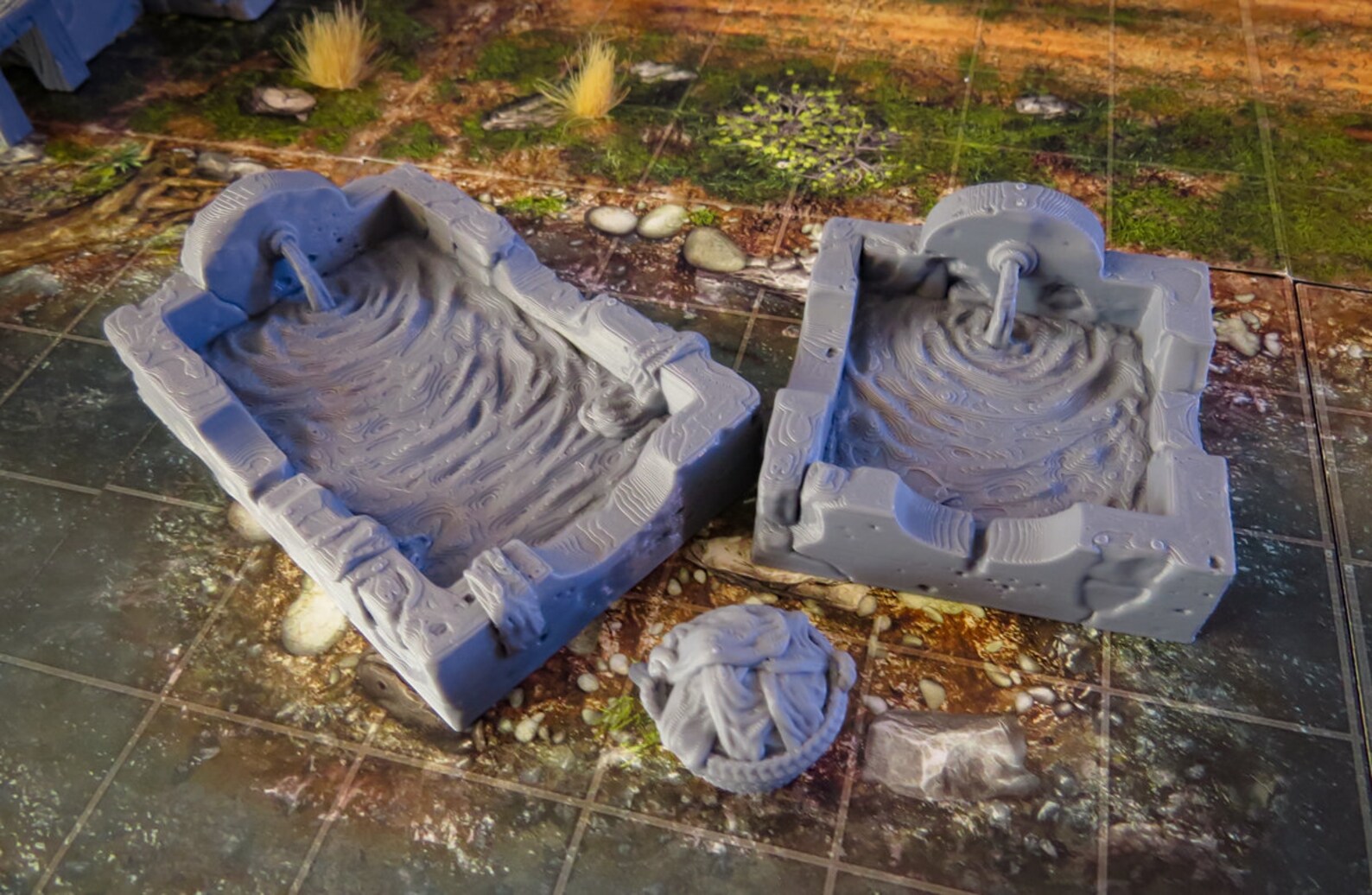 Dnd Wash House and Woodcutter City of Tarok Medieval French Bathhouse ...