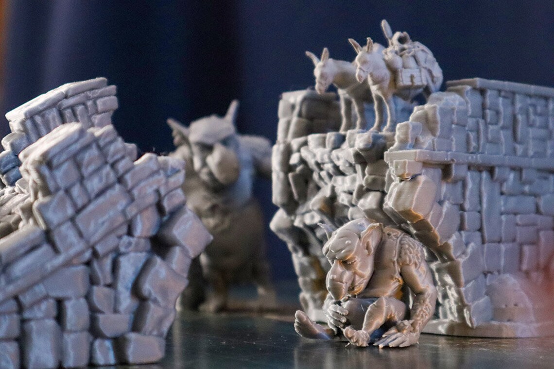 Dnd Large Ruined Bridge River Troll Crossing Village Medieval | Etsy