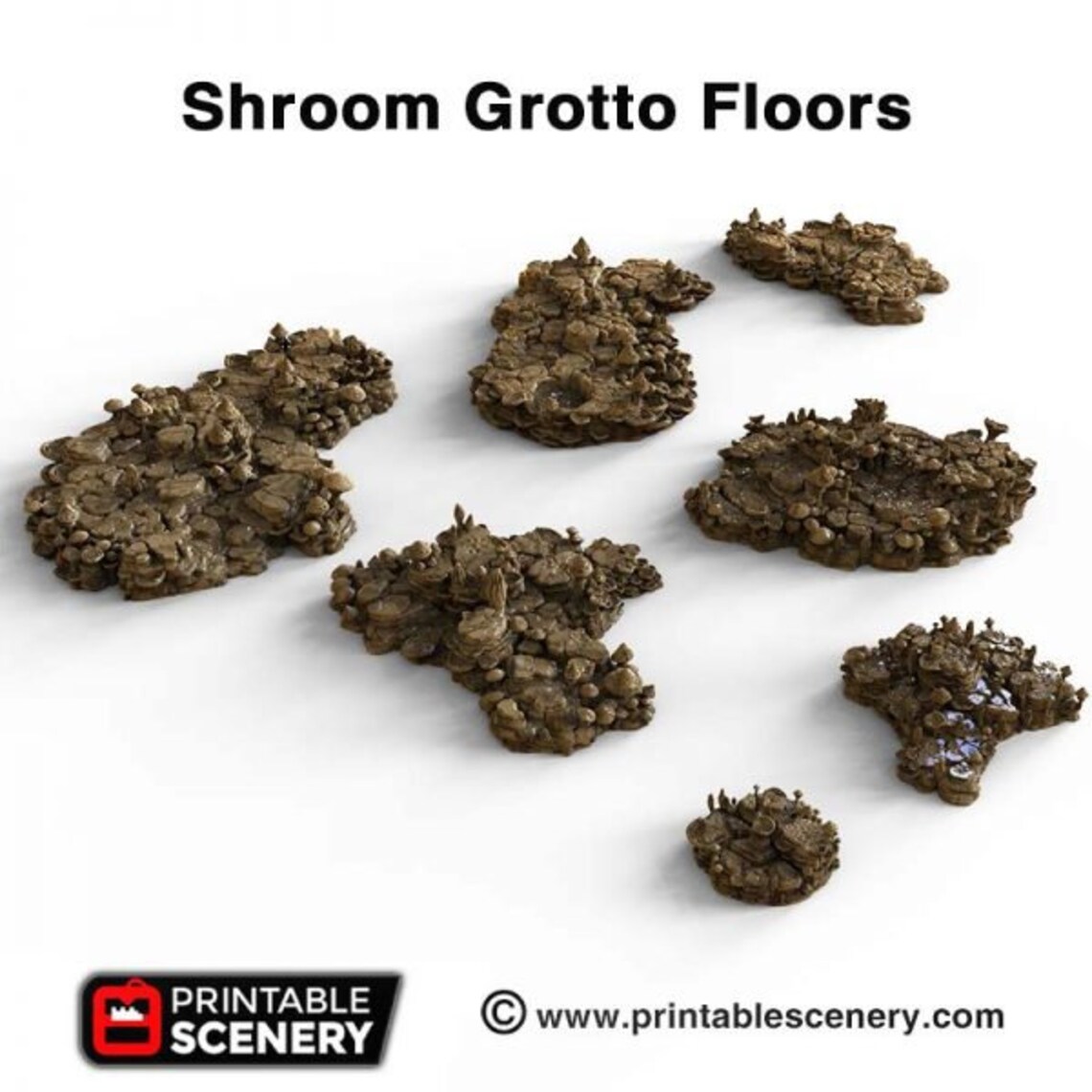 Dnd Shroom Grotto Floors Goblin Caverns Clorehaven Tabletop - Etsy
