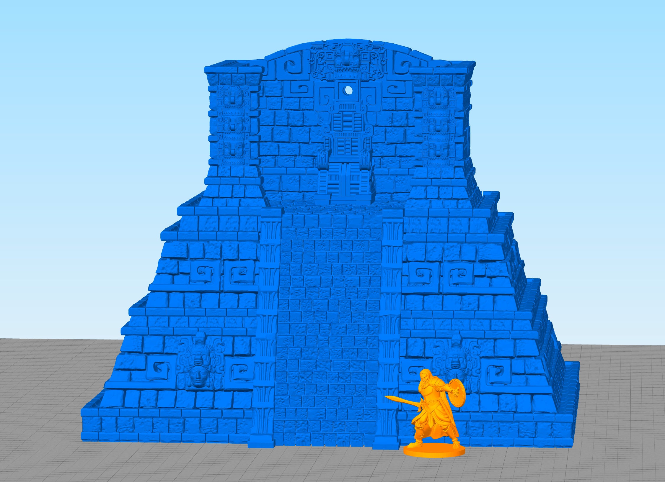 Dnd Ancient Throne Aztec Pyramid Jungle Ruins Tabletop Scatter - Etsy