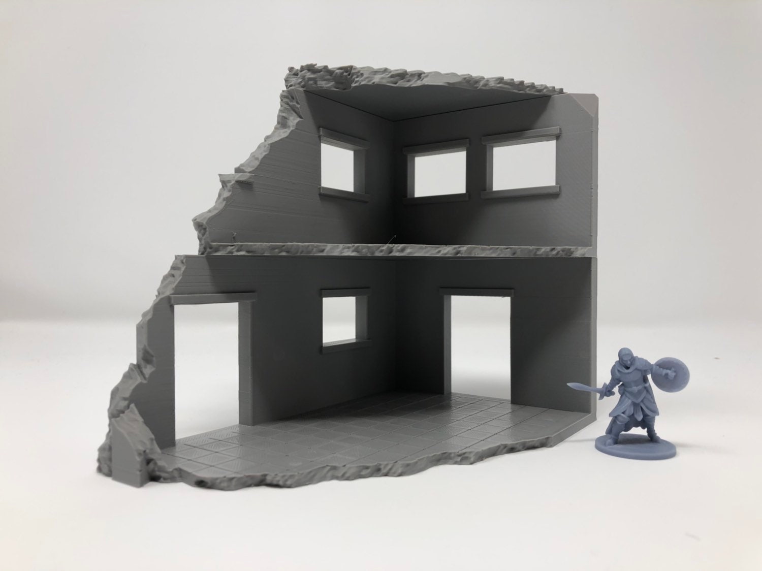 Dnd Post Apocalyptic Building Urban Ruins Shelter Tabletop - Etsy