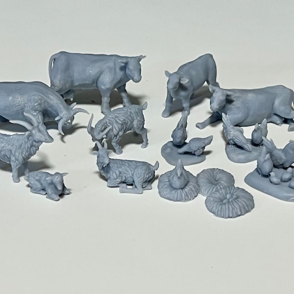 Miniature Farm Animals - Etsy