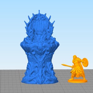 Dnd Atlantis Royal Sea Throne Depths of Savage Atoll Tabletop Scatter ...